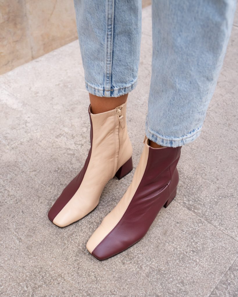 Bella Boots - Burgundy & Beige – Sapataria do Carmo – Lisboa, since 1904